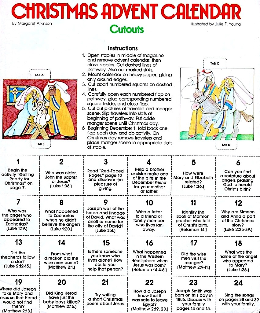 Christmas: Advent Calendars | Teaching Children the Gospel