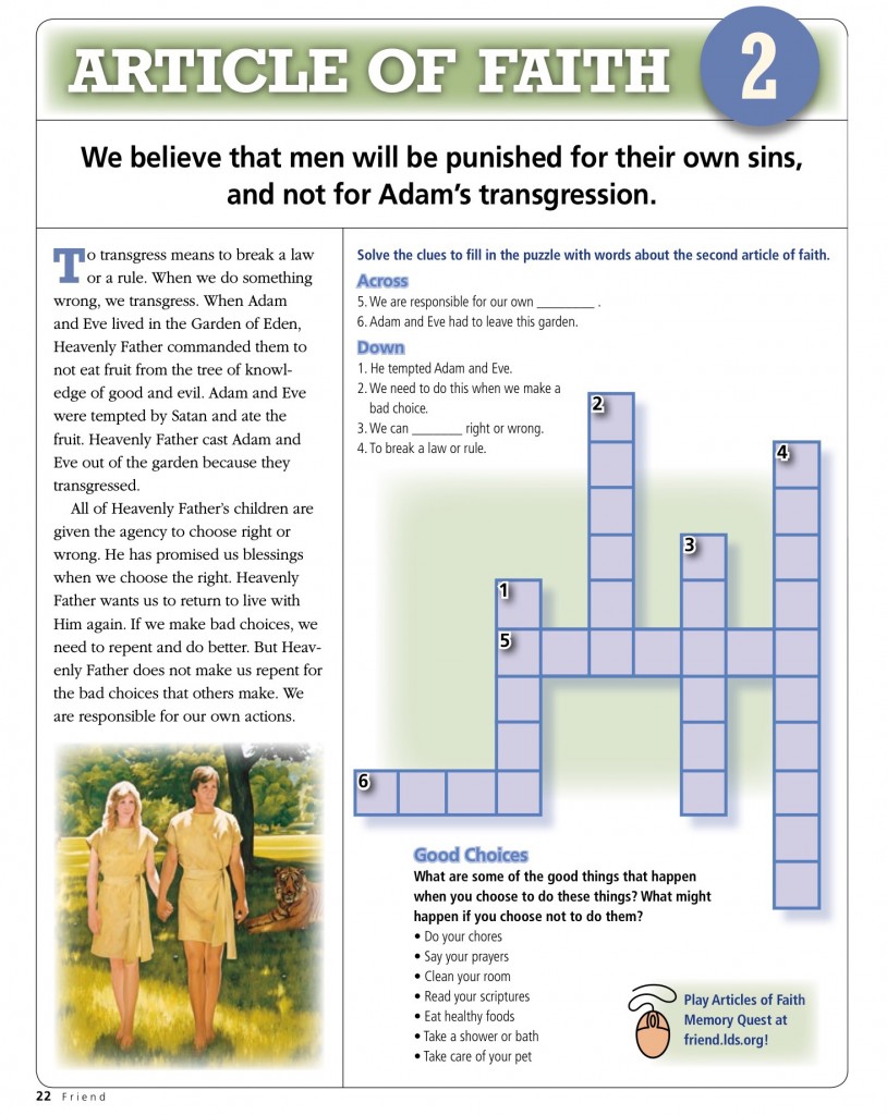 Genesis 3–4; Moses 4–5 | Teaching Children the Gospel