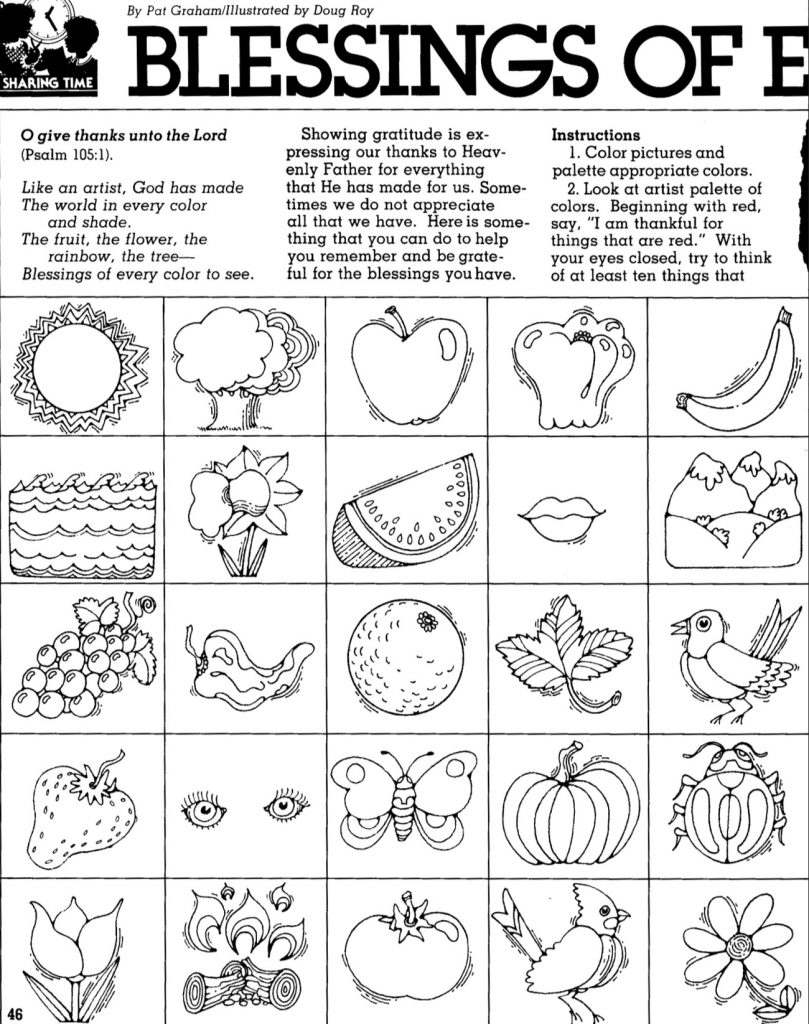Blessings & Gratitude: Activities & Games | Teaching Children the Gospel