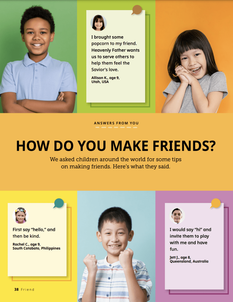Friendship: Lesson Ideas | Teaching Children the Gospel
