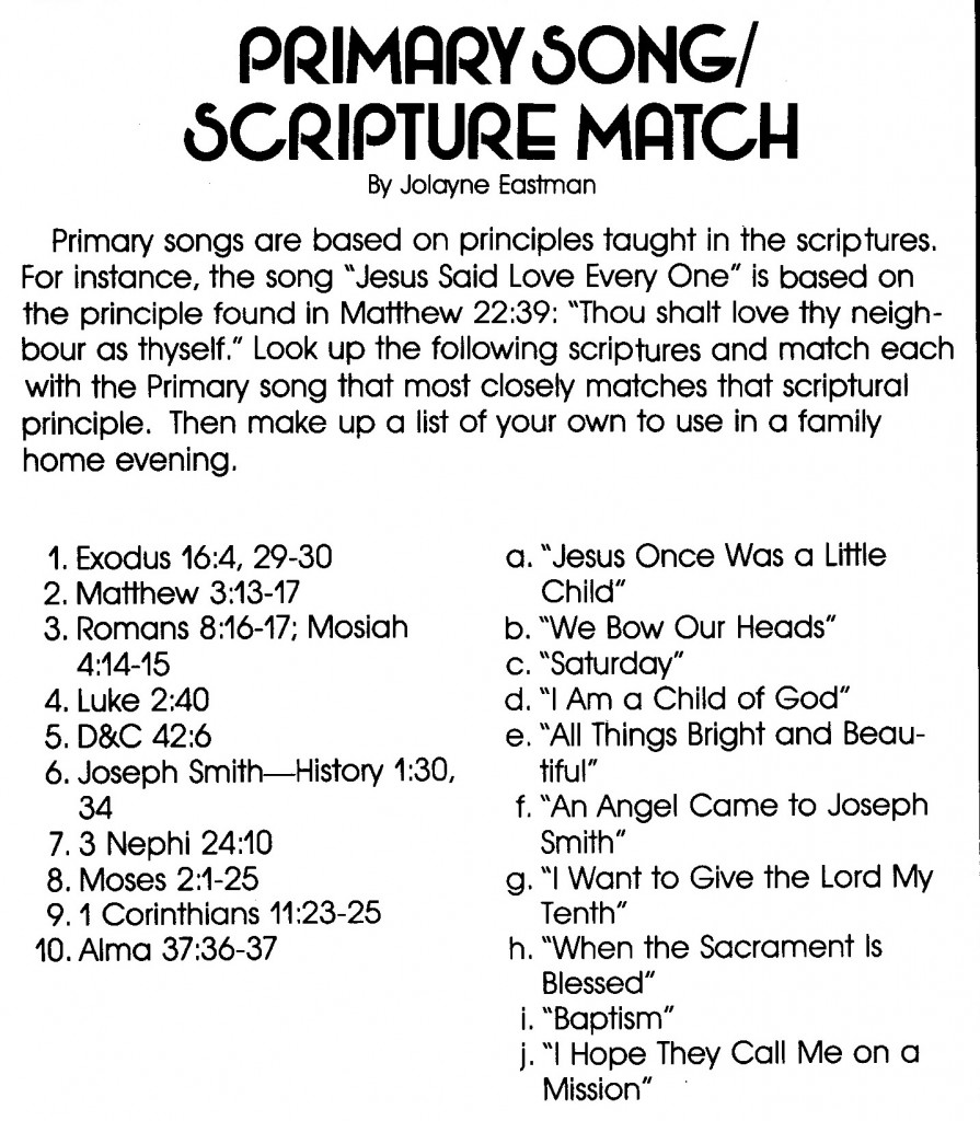Music: Activities & Games | Teaching Children the Gospel