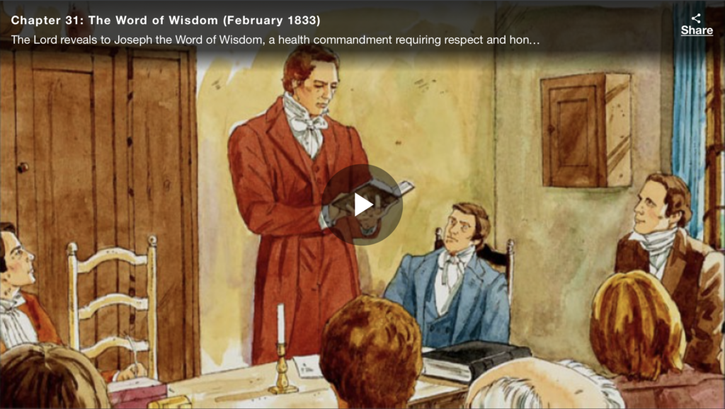 Word of Wisdom: Lesson Ideas - Teaching Children the Gospel