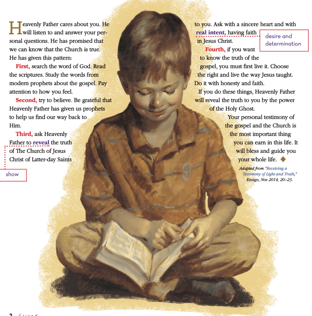 Testimony: Lesson Ideas | Teaching Children the Gospel