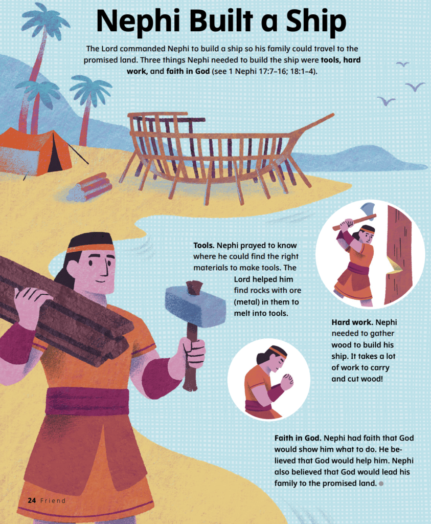 Nephi Builds a Ship & Crosses the Sea | Teaching Children the Gospel