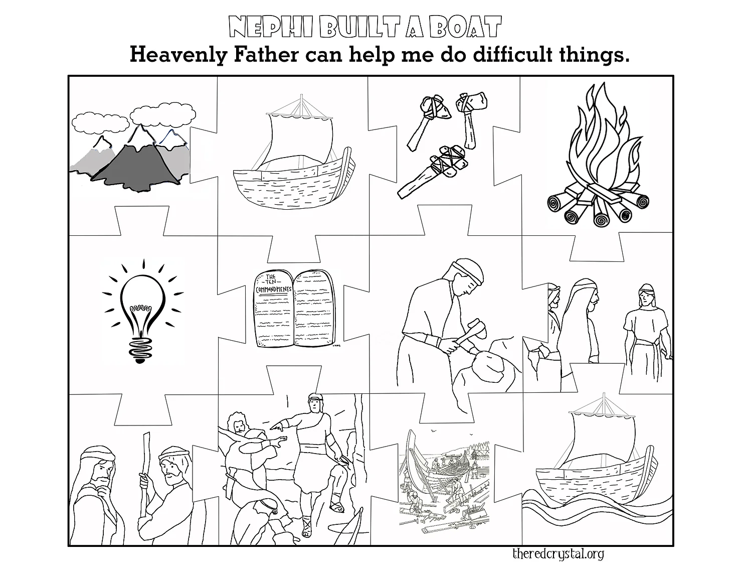 Nephi Builds a Ship & Crosses the Sea - Teaching Children the Gospel