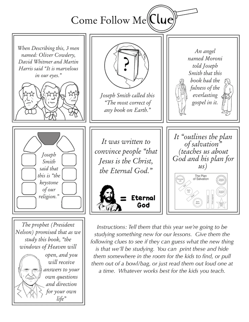 Book of Mormon: Lesson Ideas - Teaching Children the Gospel