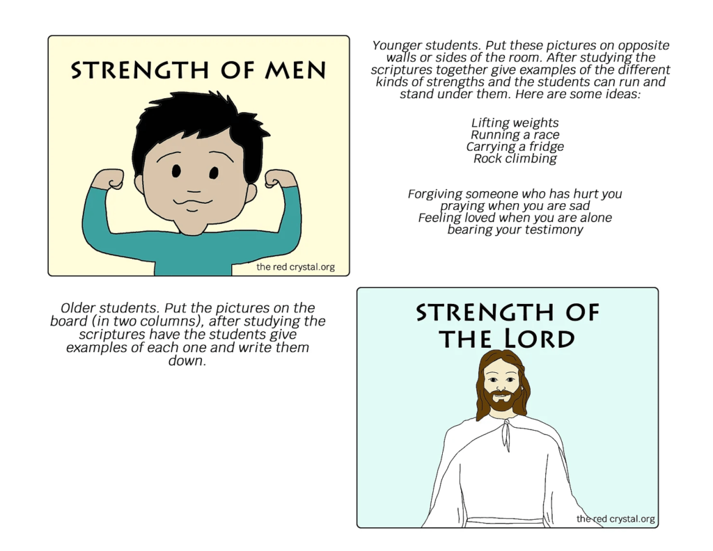 Spiritual Strength: Lesson Ideas - Teaching Children the Gospel